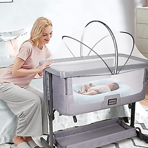 Beberoad Love Mosquito Net 2 Pack Stroller Mosquito Net & Bassinet Mosquito Net (White)