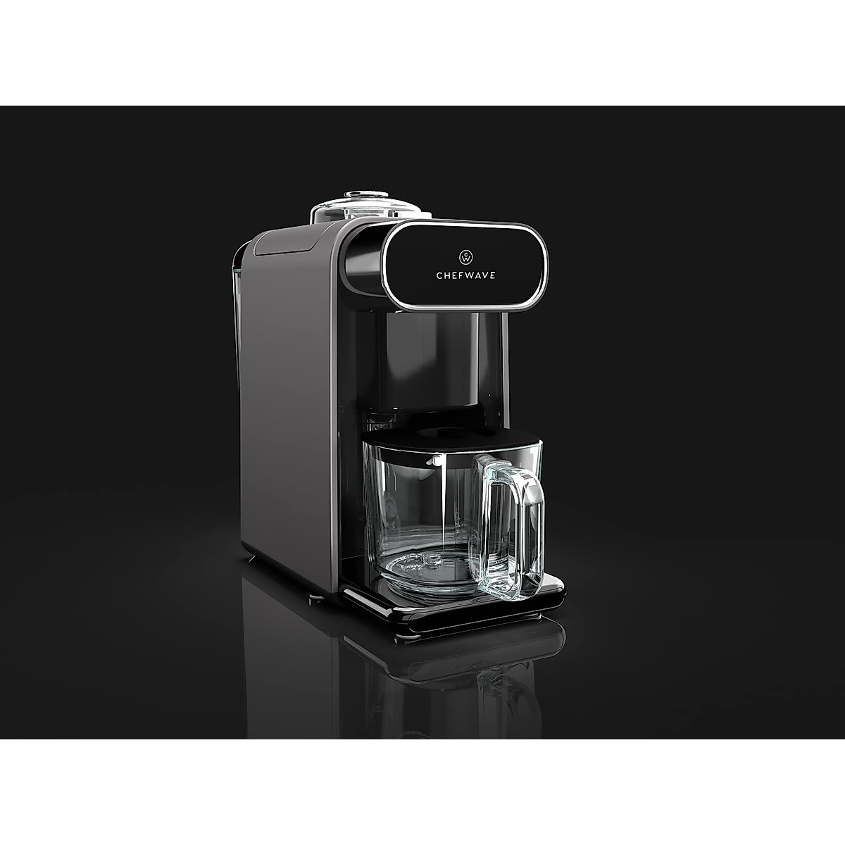 ChefWave Milkmade Dairy Alternative Vegan Nut Milk Maker Machine Almond Milk Soy Milk Oat Milk Cashew Milk Coconut Milk Macadamia Milk, No Soaking, Auto-Clean, Delay Start, Recipe Book - Silver/Black