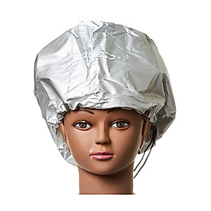 Red by KISS Universal Soft Bonnet Hair Dryer Attachment Works with ANY Hand Held Dryer Bonus 3pcs Shower Cap Included