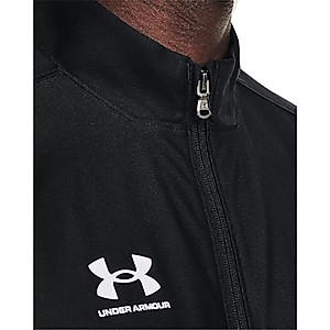 Under Armour Men's Challenger Track Jacket, Black (001)/White, XX-Large