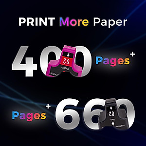 HOTCOLOR 02 Ink for HP 02 HP 02 Ink Cartridges for HP C6280 Ink cartridges Photosmart c7250 Ink C7200 C6180 C5280 (12 Pack + 1 Black)