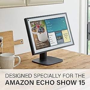 Made for Amazon Tilt and Swivel Stand, for the Echo Show 15