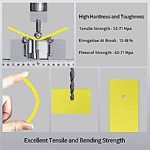 Mika3D ABS Like UV Curing Transparent 3D Resin Bundle, Clear Yellow/Green/Purple ABS-Like 3D Printer Tough High Precise Resin, for LCP/DLP Printing, 3 Bottles Total 1.5kgs High Tough Clear 3D Resin