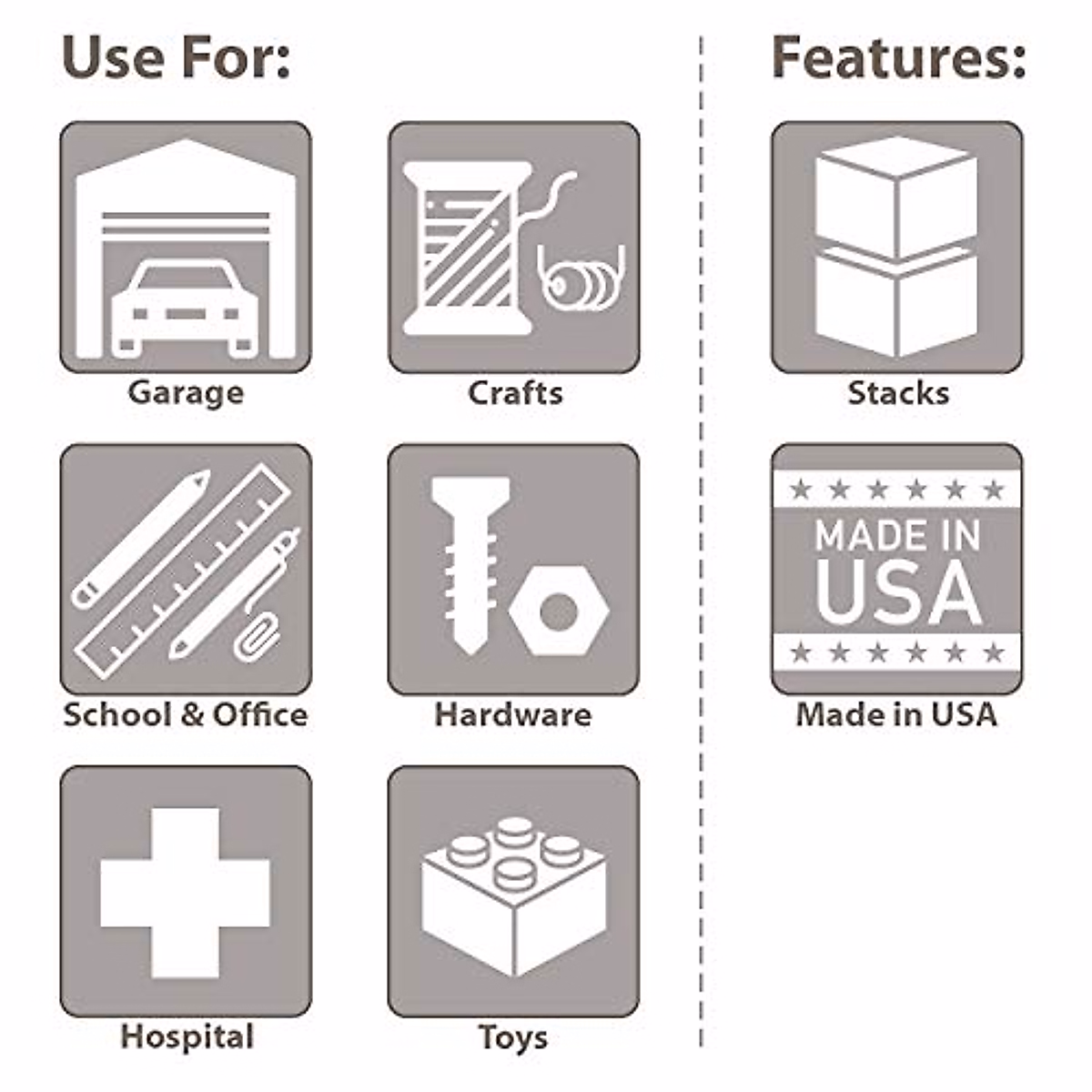 Akro-Mils 31188 AkroDrawer Stackable Plastic Storage Drawer Storage Bin, (17-5/8-Inch x 8-3/8-Inch x 4-5/8-Inch), Blue, (4-Pack)