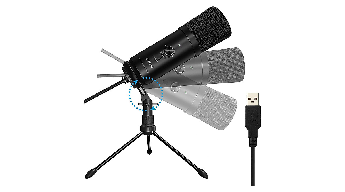 Z ZAFFIRO USB Microphone for Streaming, Recording & Voice - Durable and ...