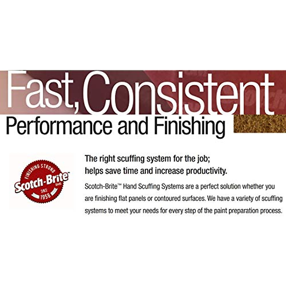 3M Scotch-Brite Primer Prep Scuff 07747, 4-3/4 in x 15 ft