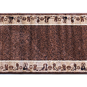 Cowboy Runner Area Rug Design L 375 (2 Feet 4 Inch X 10 Feet 9 Inch) Runner