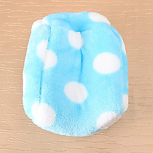 iplusmile 2pcs for Pig Bed Chinchilla Hammock, Xsblue Ferret Beds Plush Blue，Size Animals Blue Be Fleece Hanging Small and Mice Nest Soft - Hideaway Cotton L Bed, Hideout Hideout, Sleeping