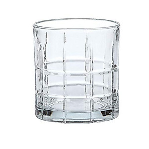 Anchor Hocking Manchester Rocks Old Fashioned Whiskey Glasses, 10.5 oz (Set of 4) -