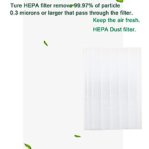 XINXUANNENG - 116130 Replacement Filter H Compatible with Winix 5500-2 Air Purifier，True Hepa Filter 3 Pack Only