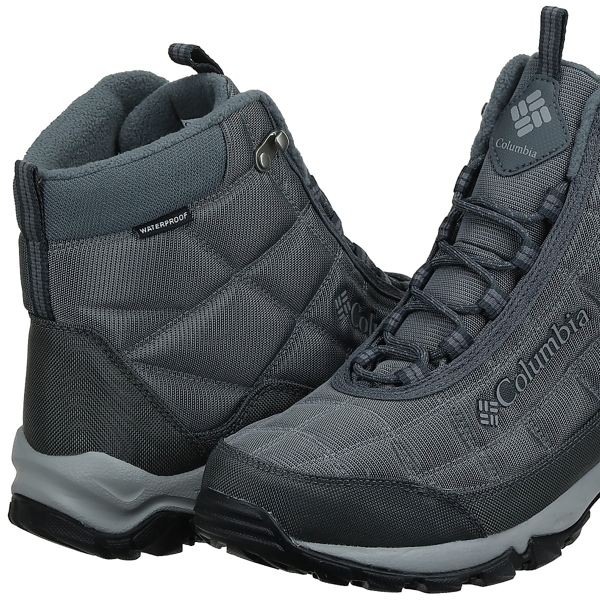 Columbia Men's Firecamp Boot, Titanium Grey Steel/Graphite, 15