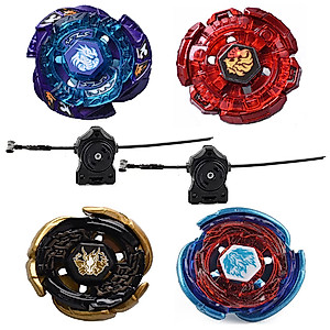 通用 Gold Galaxy Pegasus Pegasis Metal Fusion Attack Set with 4D Launcher Battle Set