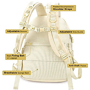 STEAMEDBUN Kawaii Backpack Cute Aesthetic Backpack for Girls,Ita Backpack with Inserts for School (without pins)