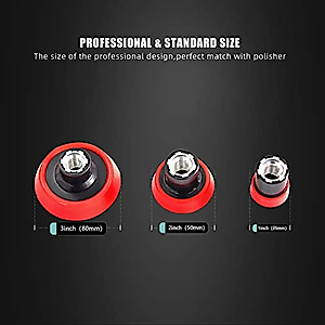 SPTA Mini Polishing Pads, 25mm 50mm 80mm Detailing Polishing Pads Car Detailing Kit Vehicle Buffing Pads Preserving Wax & Polishing Pads Paint Polishing Applicator (32Pcs) For mini Polisher -XBP123M58
