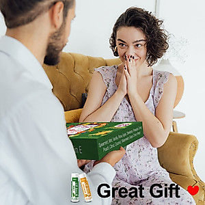 Yopela 28 Pack Natural Lip Balm Bulk with Vitamin E and Coconut Oil - Moisturizing, Soothing, and Repairing Dry and Chapped Lips - 14 Flavors - Non-GMO