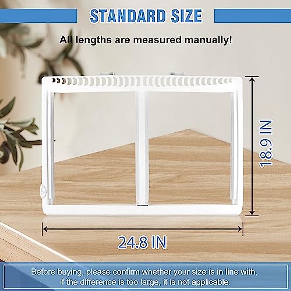 2023 UPGRADED 240364793 240364713, 240364724 Refrigerator Crisper Cover Compatible With frigidaire, kenmore Refrigerator OEM Quality, Replaces 240364763, 240364786, 1-Year Warranty
