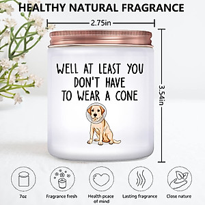 Funny Get Well Soon Gifts: After Surgery Recovery Encouragement Gift for Friends Female Humor Sympathy Candle Gifts for Men Feel Better for Sick Women