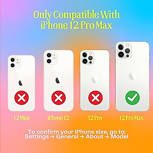 FELONY CASE - iPhone 12 Pro Max Case, Stylish Neon Pink iPhone Case - 360° Shockproof Protective Case Designed for iPhone 12 Pro Max - Compatible with MagSafe