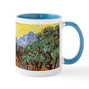 CafePress Van Gogh Olive Trees Wraparound Mug Ceramic Coffee Mug, Tea Cup 11 oz