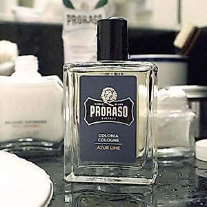 Proraso Eau De Cologne, Azur Lime, 3.4 Fl Oz