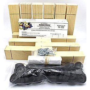 Maximum Velocity Derby Car Kits | Bulk Pack (12) | Pine Block Kits Includes Wheels & Axles | Pinewood Car Kits