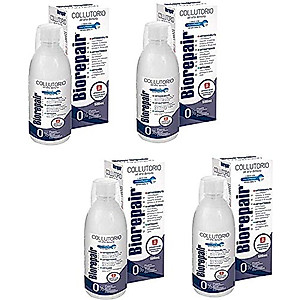 Biorepair: " Collutorio " Mouthwash 500ml/16.9 fl.oz - Pack of 4