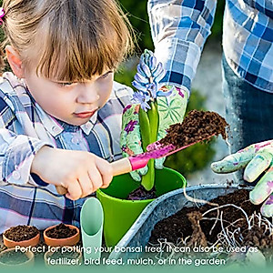 Yardwe 6pcs Barrel Shovel Garden Soil Shovels Vegetables Planting Shovel Small Mini Potting Scoop Flower Shovel Plastic Planter Pot Portable Garden Soil Scoops Flowers Bonsai Child