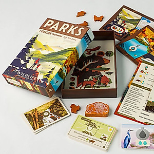 Parks Wildlife - expansion to the award winning Parks family and strategy board game by Keymaster