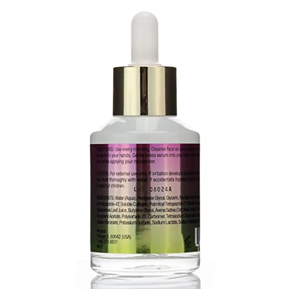 Neogold Collagen & Peptides Plumping Skin Care Facial Serum. Anti Aging Neck & Face Skincare Serum Helps Reduce Appearance Of Crepey Skin, Aging Complexions, Sagging Skin, & Wrinkles, Large 2 Fl Oz