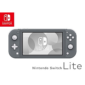 Nintendo Newest Switch Lite - 5.5" Touchscreen Display, Built-in Plus Control Pad, Built-in Speakers, 802.11ac WiFi, Bluetooth 4.1 - Gray