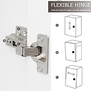 FOTOSOK White Kitchen Pantry Cabinet, 67’’ Tall Storage Cabinet with 2 Tempered Glass Doors, Modern Kitchen Cupboard, Bathroom Storage with 3 Shelves and 3 Drawers for Home Office