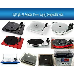 UpBright DC15V AC-DC Adapter Compatible with Pro-Ject Audio Debut Carbon Turntable T1 HP BTX RPM 1 3 5 2M Red 2 Xpression Essential II Phono SB USB OM10 124947 049711 Houseplant Cartridge OM 5e Player