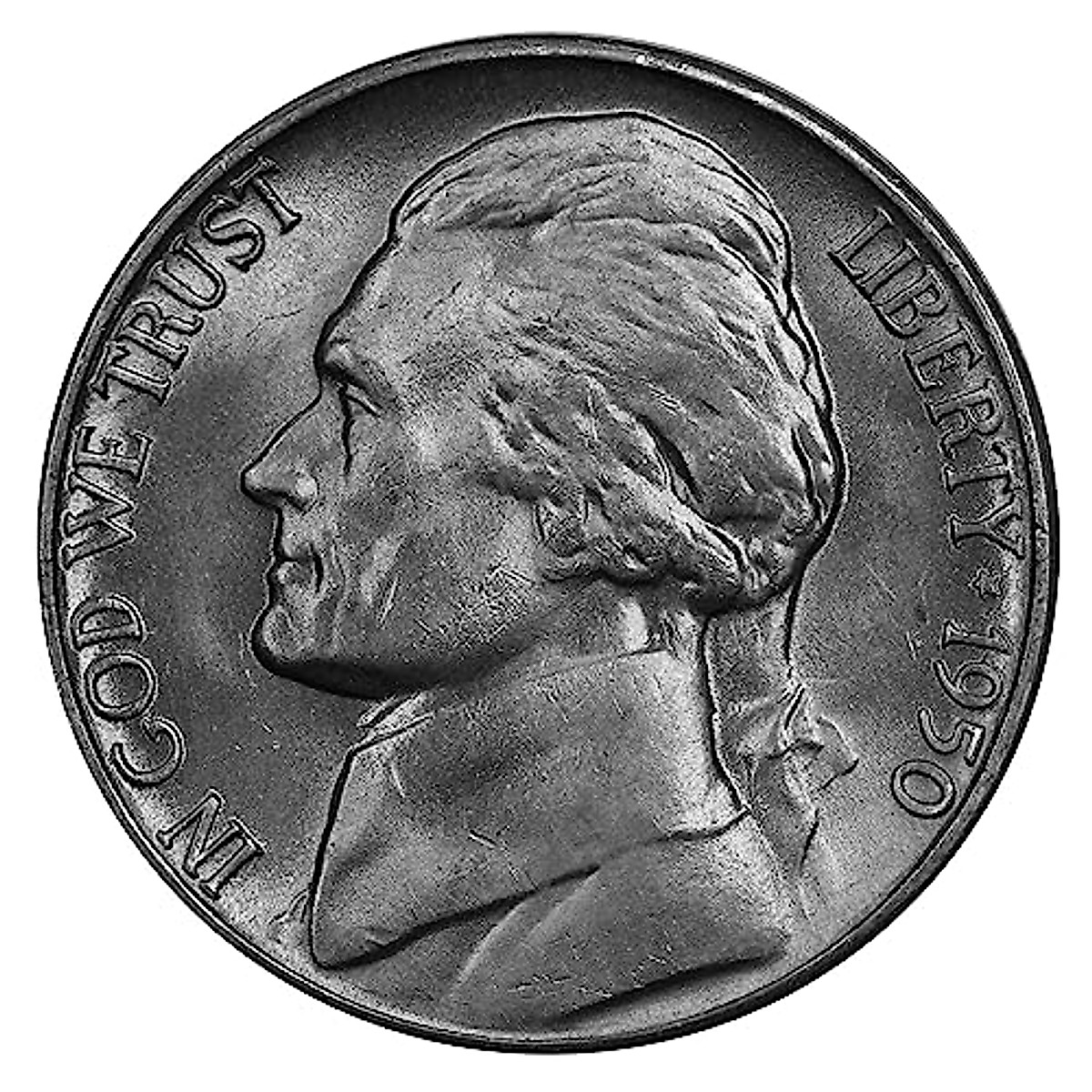 1950 D Jefferson Nickel Seller Choice/Gem BU