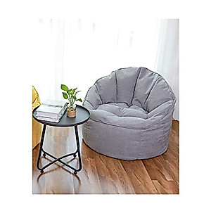 GYDJBD Creative Leisure Small Apartment Fabric Lazy Sofa, Single Balcony Bedroom Small Sofa Bean Bag Sofa