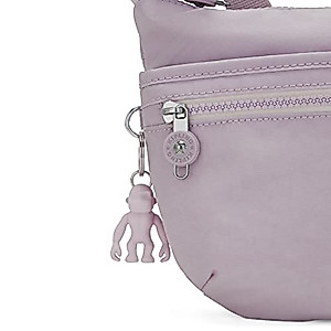 Kipling Women’s Arto Small Crossbody, Lightweight Everyday Purse, Casual Nylon Shoulder Bag, Gentle Lilac
