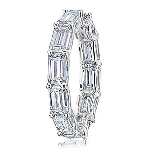 Kobelli East-West Moissanite Eternity Ring - white-gold / 5.5