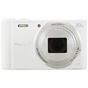 Sony DSCWX350 18 MP Digital Camera (White)
