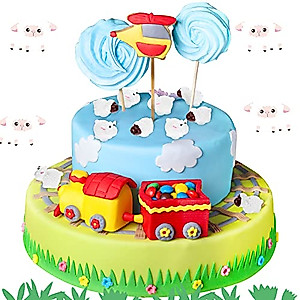 48 Pcs Mini Garden Miniature Sheeps Small Herd of Sheeps Fairy Garden Sheep Toy Resin Sheep Figurine Tiny Lambs Miniature Garden Figurines Moss Micro Landscape Decoration DIY Craft Resin Home Decor