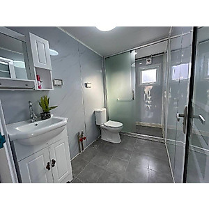 40FT Tiny House to Live in,SAA Portable Prefab House with 3 Bedroom 1 Full Equipped Bathroom and Kitchen,Foldable Mobile Home with Steel Frame,Prefabricated Expandable Container House for Adult Living