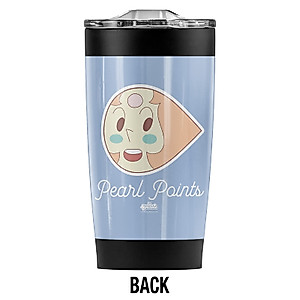 Logovision Steven Universe Pear Points Stainless Steel Tumbler 20 oz Coffee Travel Mug/Cup, Vacuum Insulated & Double Wall with Leakproof Sliding Lid | Great for Hot Drinks and Cold Beverages