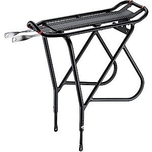 Ibera Bike Rack – Bicycle Touring Carrier with Fender Board, Frame-Mounted for Heavier Top & Side Loads, Height Adjustable for 26"-29" Frames