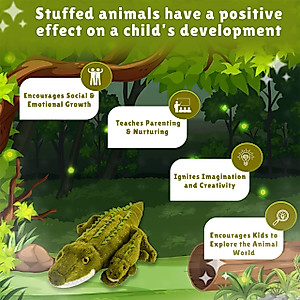 Forest & Twelfth Mom & Baby Mini River Otter, Stuffed Animals for Kids, Baby Shower Decorations, Nursery Decor, River Animals for Toddlers, Stuffed River Otter, Soft, Plush Toy (River Otter)