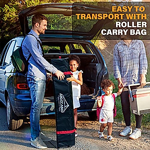 AIGOCANO Canopy Tent,Outdoor 10x10 Pop Up Canopy, Instant Tents for Parties with Roller Bag,4 Sandbags,Portable Easy Up Canopies (Brown)