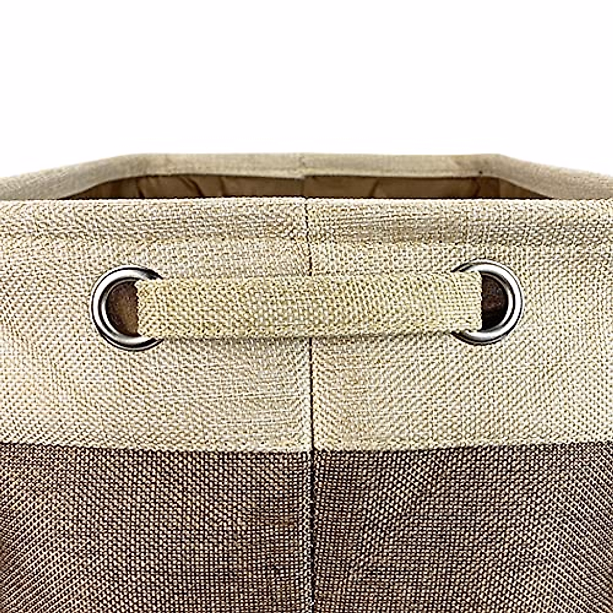 MALIHONG Personalized Foldable Storage Basket with Funny Dog German Shepherd Collapsible Sturdy Fabric Pet Toys Storage Bin Cube with Handles for Organizing Shelf Home Closet, Brown and White