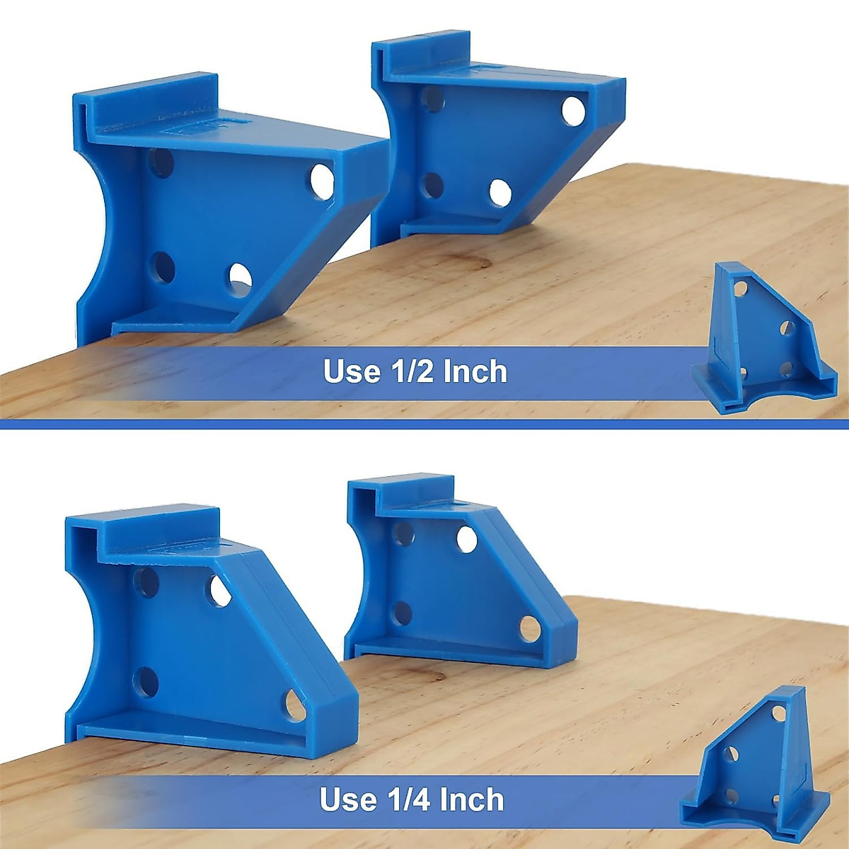 RHBLME 40PCS 1/2 inch & 1/4 inch Flooring Spacers Blue, Waterproof Clearance Hardwood Flooring Laminate Flooring Accessories for Laminate, Vinyl Plank, Tiles, Hardwood, Floating Flooring, etc