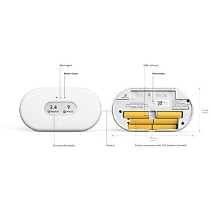 Airthings 2960 View Plus - Radon & Air Quality Monitor (PM, CO2, VOC, Humidity, Temp, Pressure)