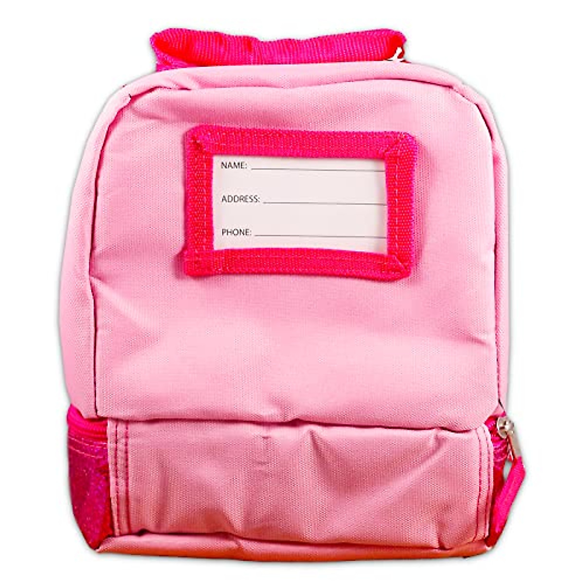 Minnie Mouse Backpack with Lunch Box - Bundle with Minnie Mouse Backpack for Girls 6-8, Minnie Mouse Lunch Bag, Stickers, Water Pouch, More | Minnie Mouse Backpack Toddler