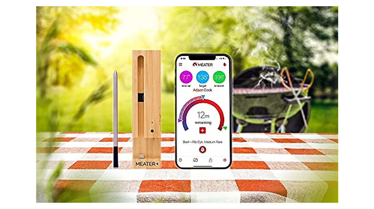 MEATER+ 165ft Wireless Smart Meat Thermometer | BBQ & Grill