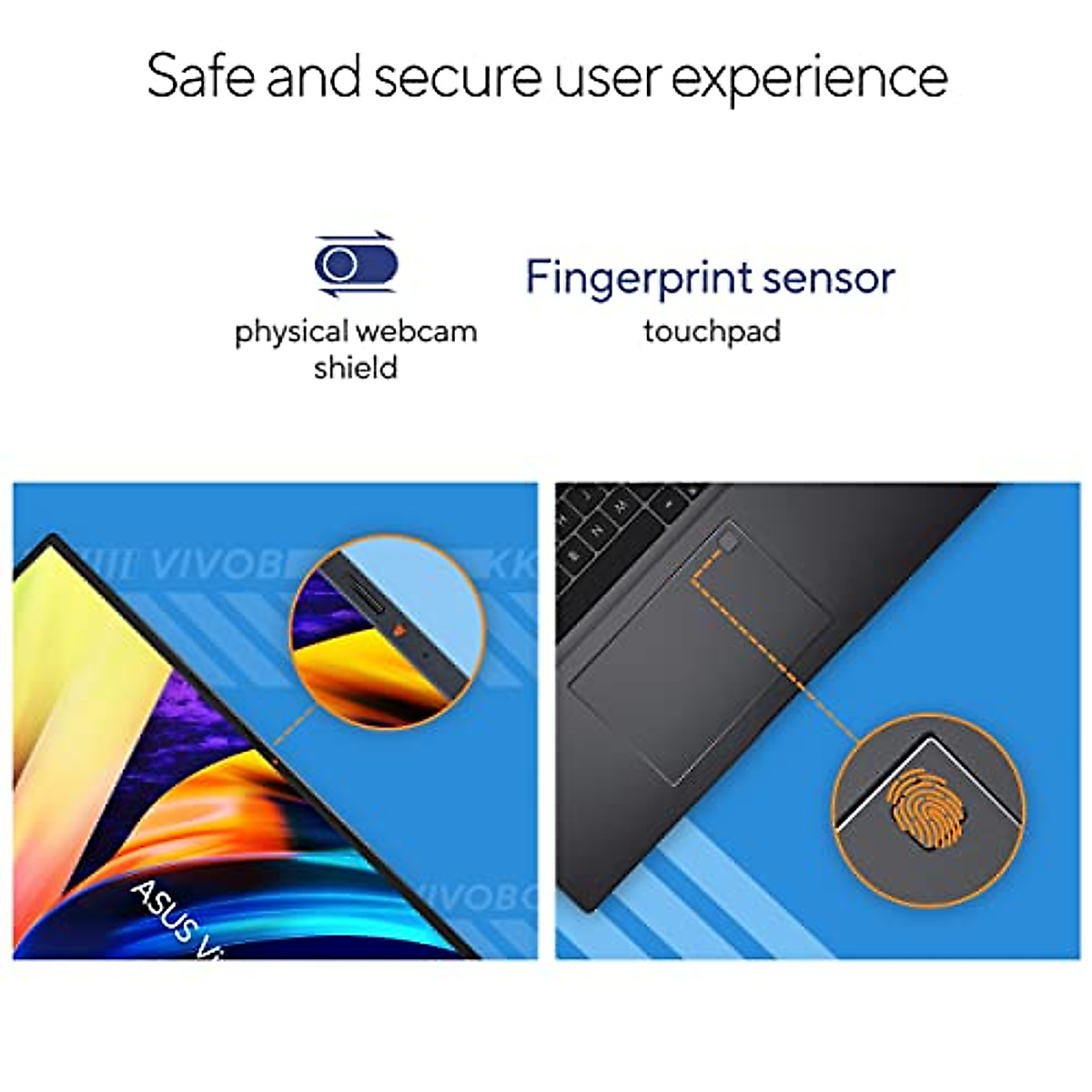 ASUS Vivobook 16 Laptop, 16” WUXGA (1920 x 1200) 16:10 Display, Intel Core i5-1235U CPU, Intel UHD Graphics, 8GB RAM, 512GB SSD, Windows 11 Home, Indie Black, F1605ZA-AS52