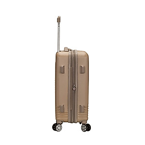 Rockland Star Trail Hardside Spinner Wheel Luggage, Champagne, 2-Piece Set (20/28)